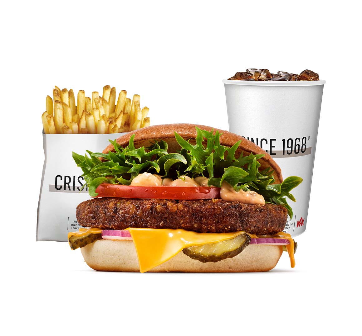 Real Green Burger w zestawie